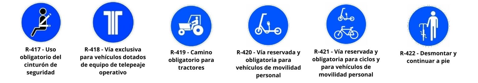 Señales de Obligación en el Reglamento General de Circulación - Kroftools Blog